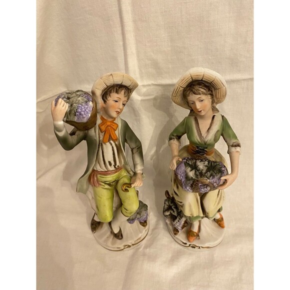 Homco | Accents | Vintage Homco Porcelain Figurines 258 Man Woman With ...